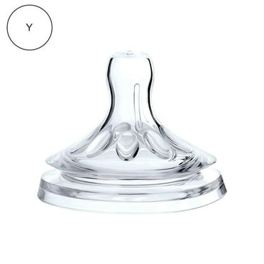 Dr. Brown's Level T Newborn Baby Bottle Nipple, Slower Flow, 6-Pack ...