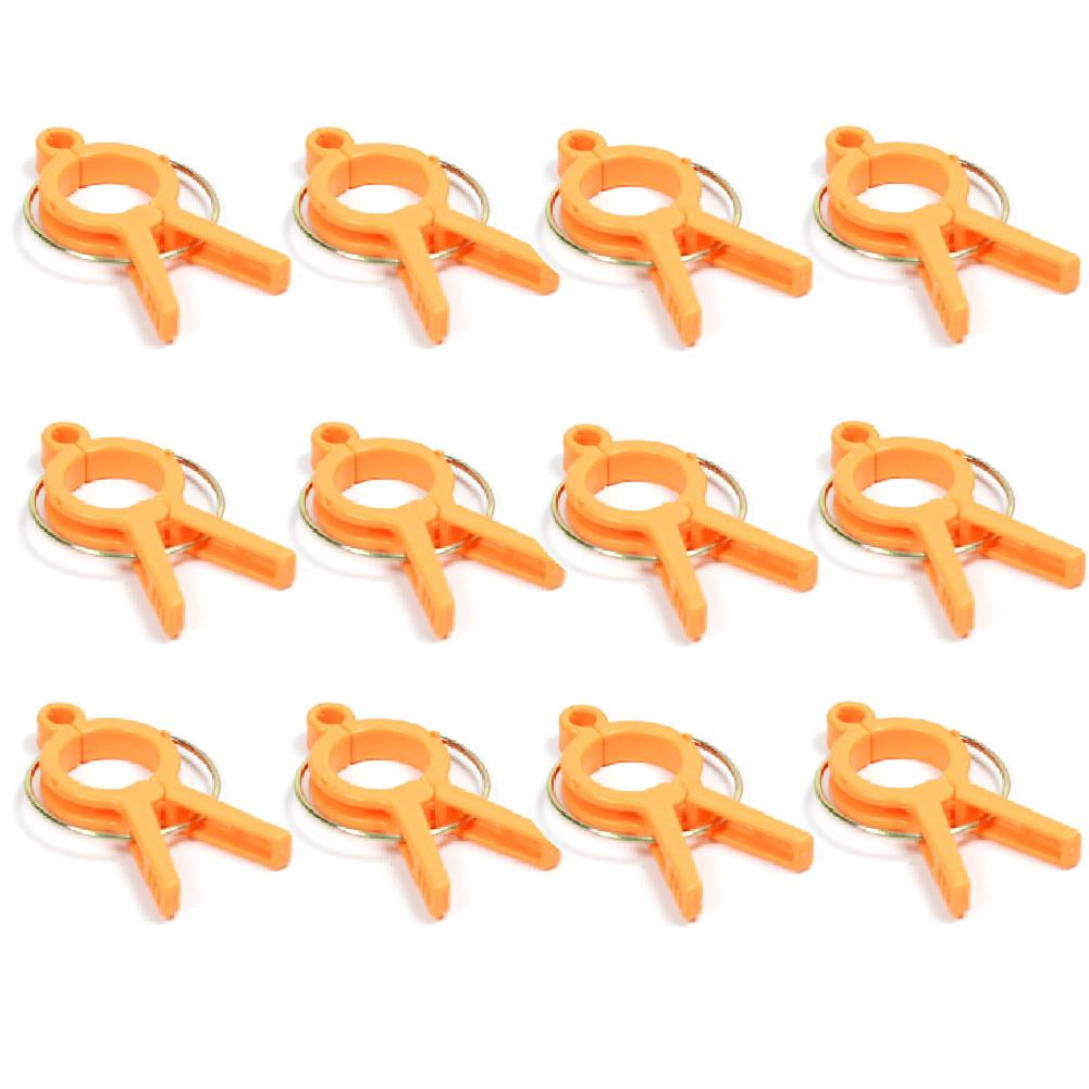 Clearance Now! Pack of 12 Garden Clips Tomato Plastic Clamp Plant ...