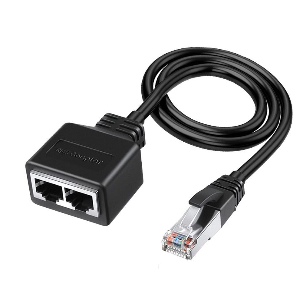 Clearance Now! RJ45 Adapter 2in1 Ethernet LAN Network Splitter Patch ...