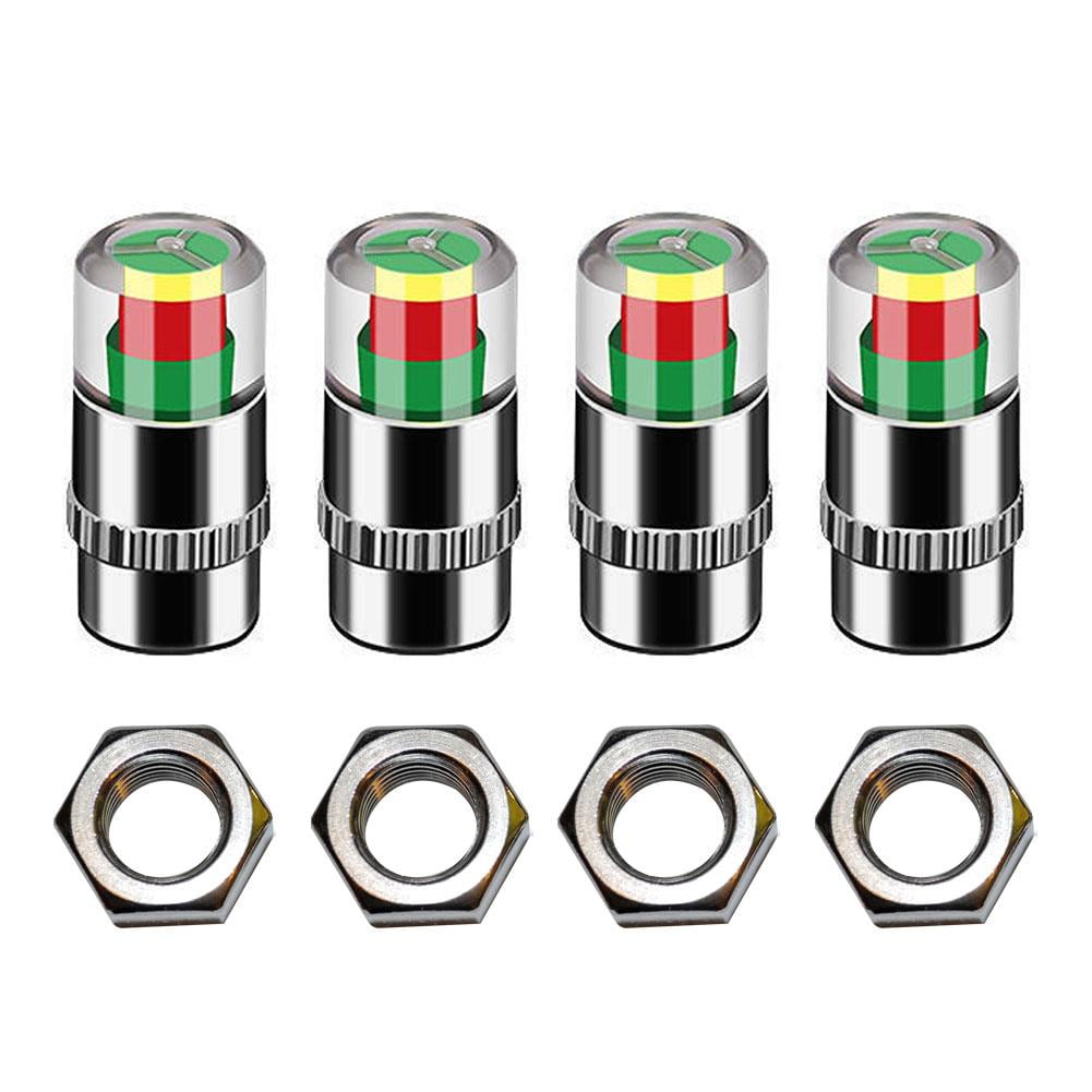 Clearance Now! Safety Inspection Cap Valve Car Tire Pressure Indicator ...