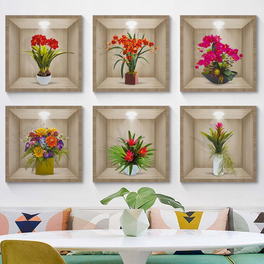 Clearance Now! Self-adhesive 3D Wall er Dective Painting PVC Decals DIY ...