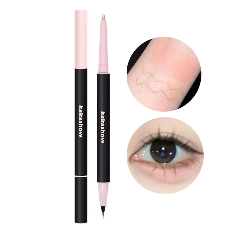 Clearance Now! Three-dimensional double-headed eyebrow silkworm pen ...