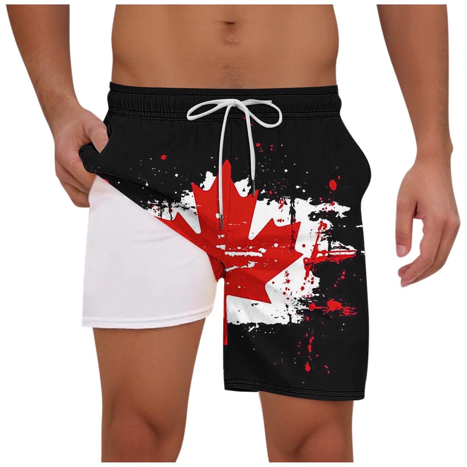 OGLCCG Men's Swim Trunks with Mesh Liner Summer Cool Quick Dry Board ...
