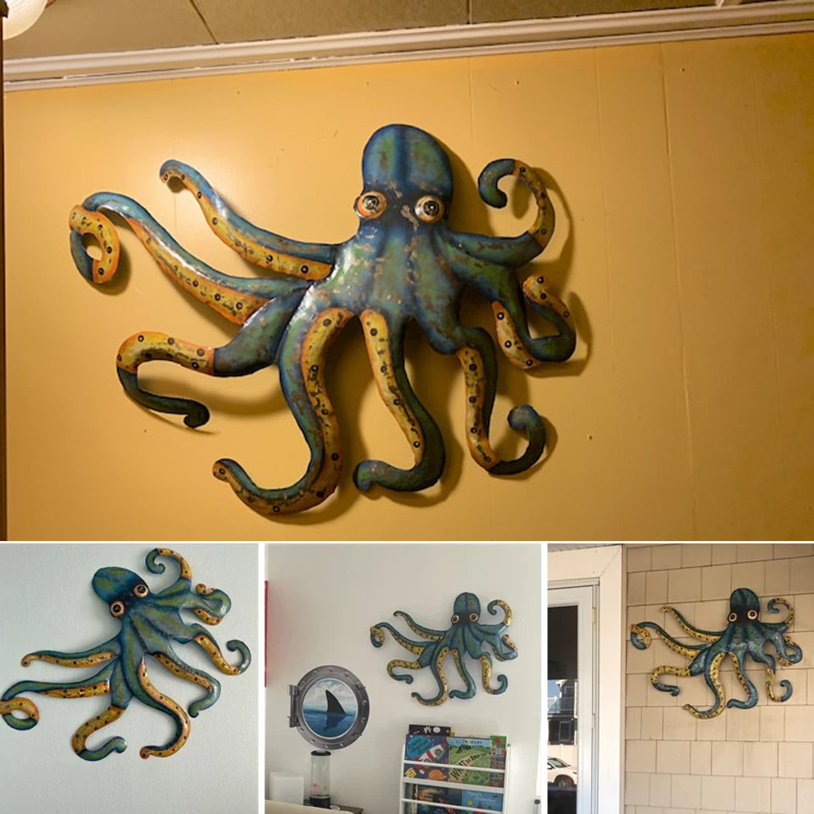 Clearance! Octopuses Wall Decoration Indoor Wall Decoration Interesting ...