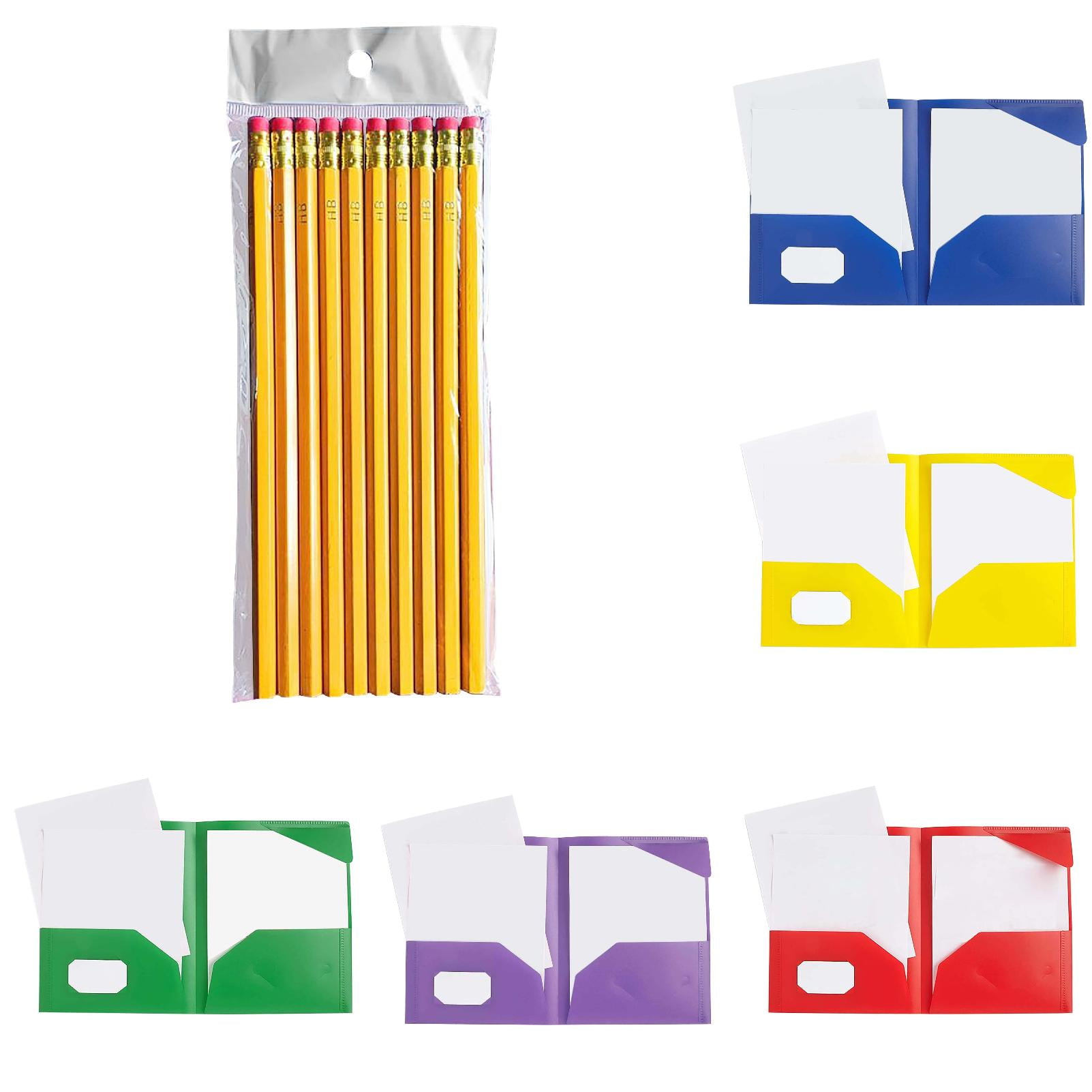 Clearance Office&Craft&Stationery under $10,Poly Two Pocket Folder ...