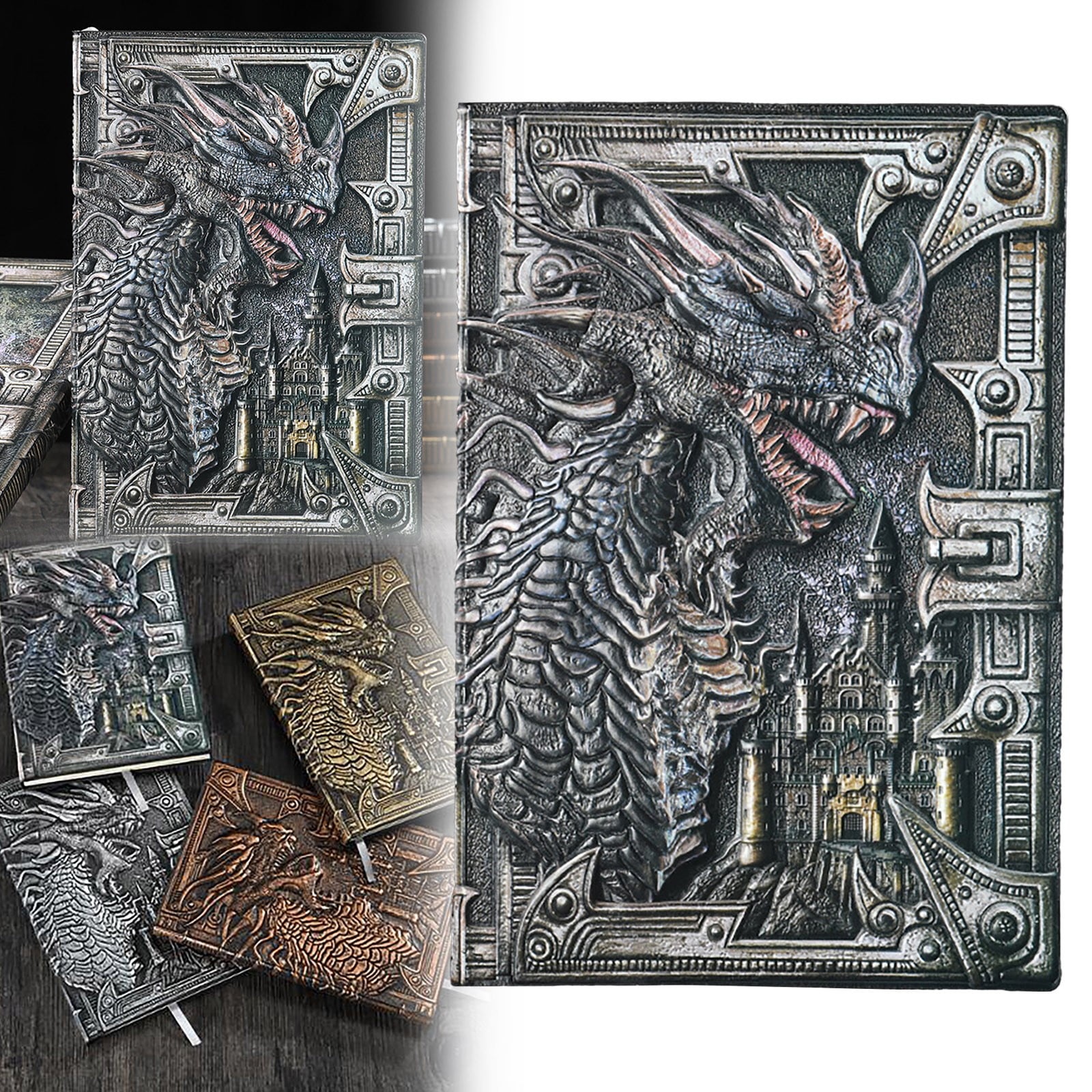 Office&Craft&Stationery under $10,Vintage Dragon Notebook. Notebook ...