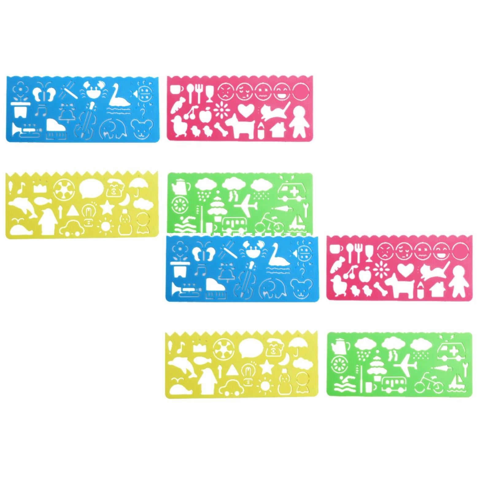 Clearance Office cabinet under $5,2 Pcs Geometric Drawings Templates ...