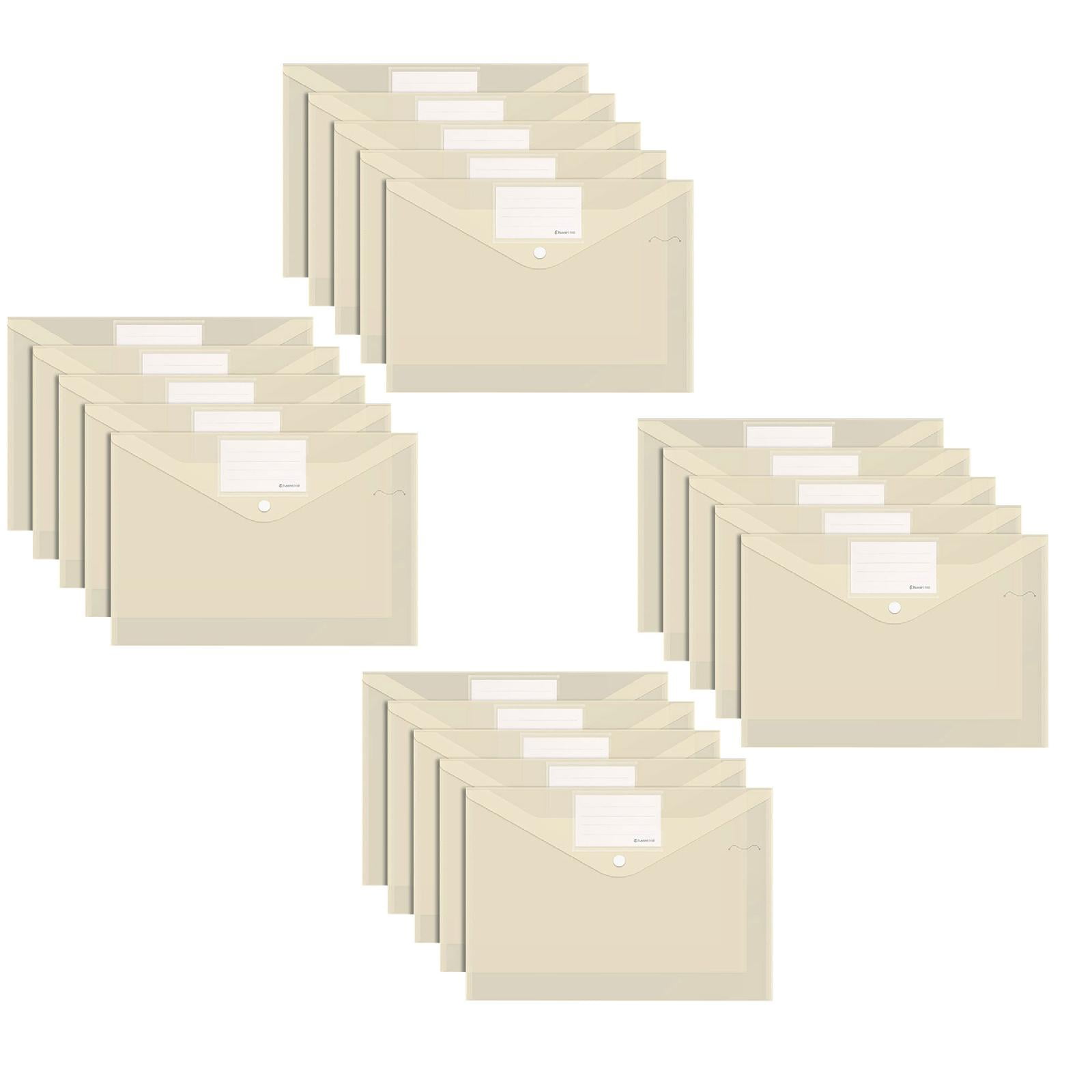 Clearance Office cabinet under $8,Plastic Envelopes 10 Pack A4 Letter ...