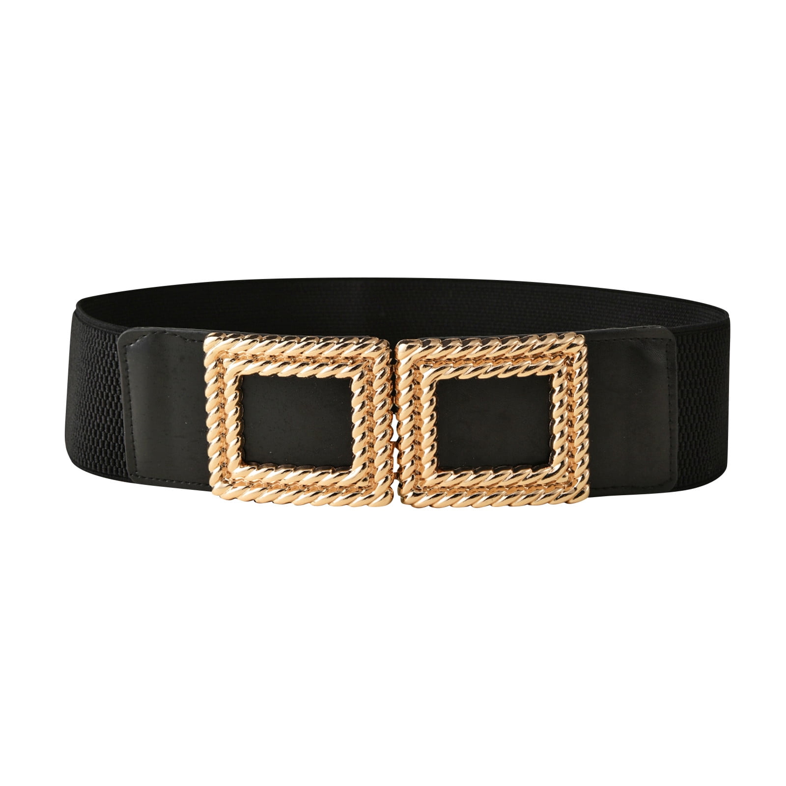 Clearance! Ogiraw Women Fashion Waist Belt Narrow Stretch Dress Belt ...