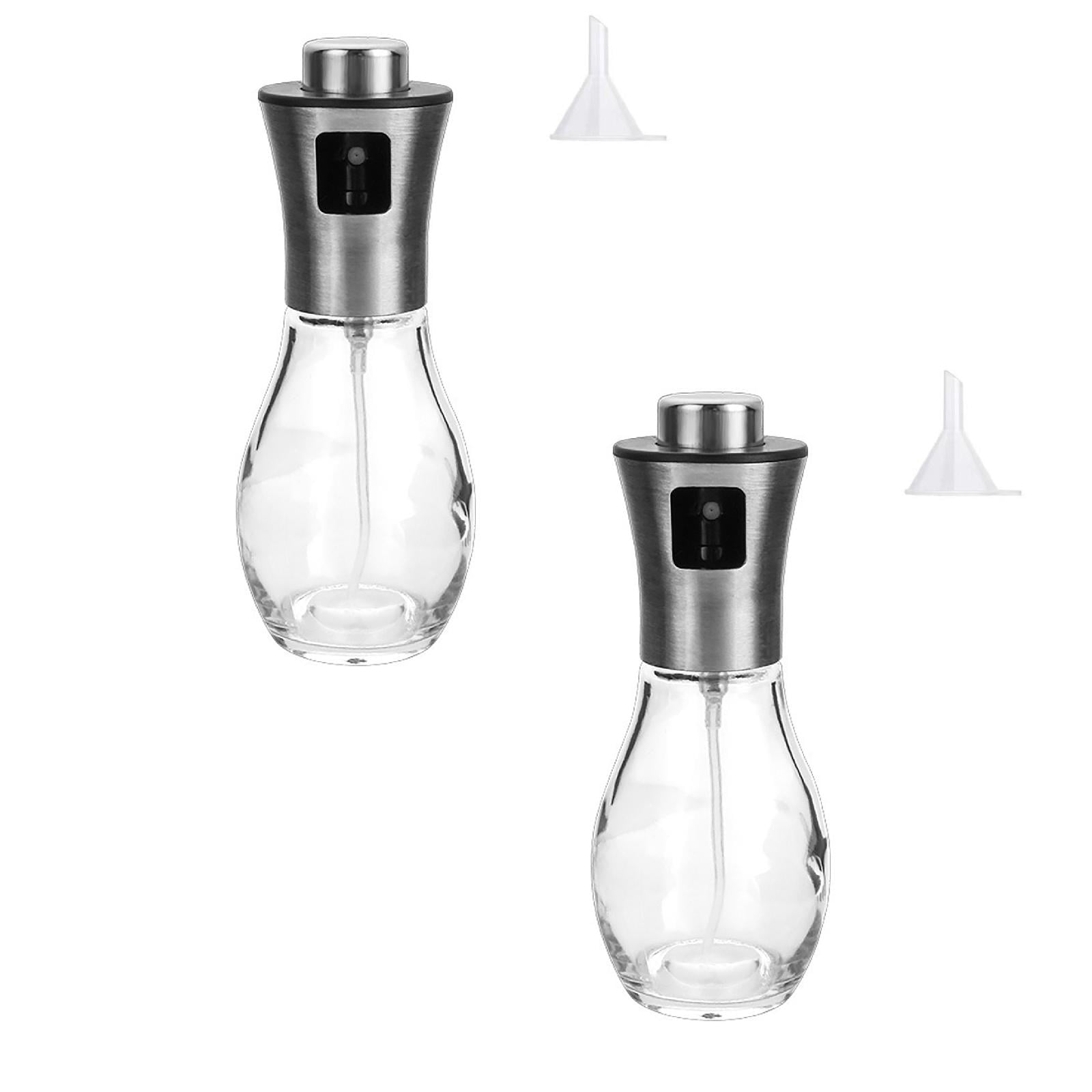 Clearance Oil Bottle under $15 200ml Glass Stainless Steel Cooking Oil ...