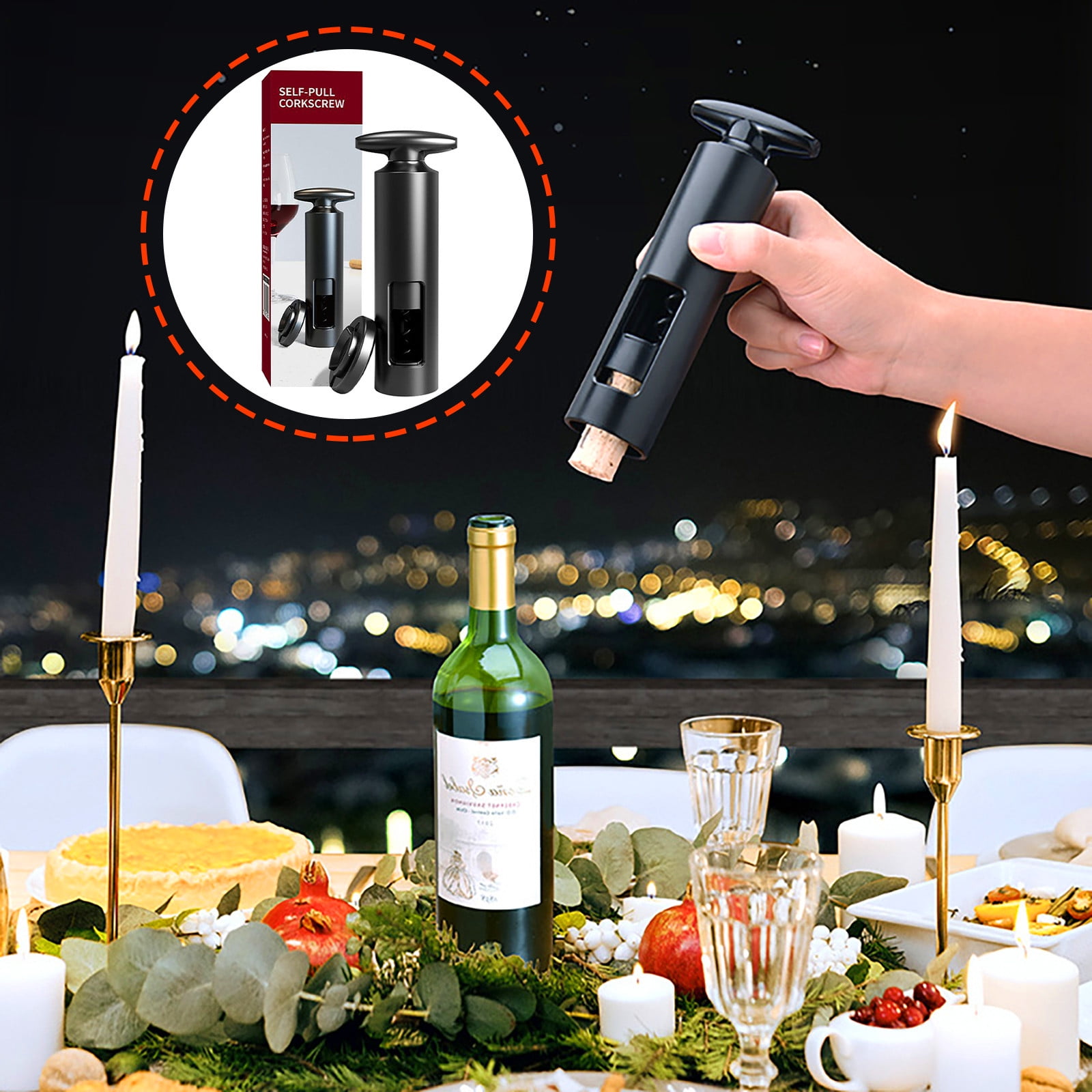 Clearance Opener Wine Corkscrew Red Wine Kitchen Sim-ple Seah-orse Red ...