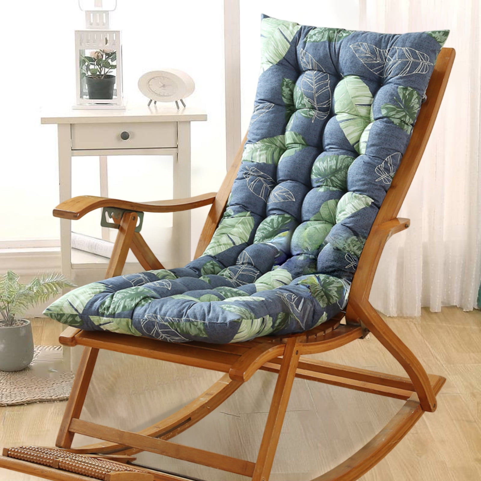 Clearance! Outdoor High Back Chair Cushion, Water Resistant Rocking ...