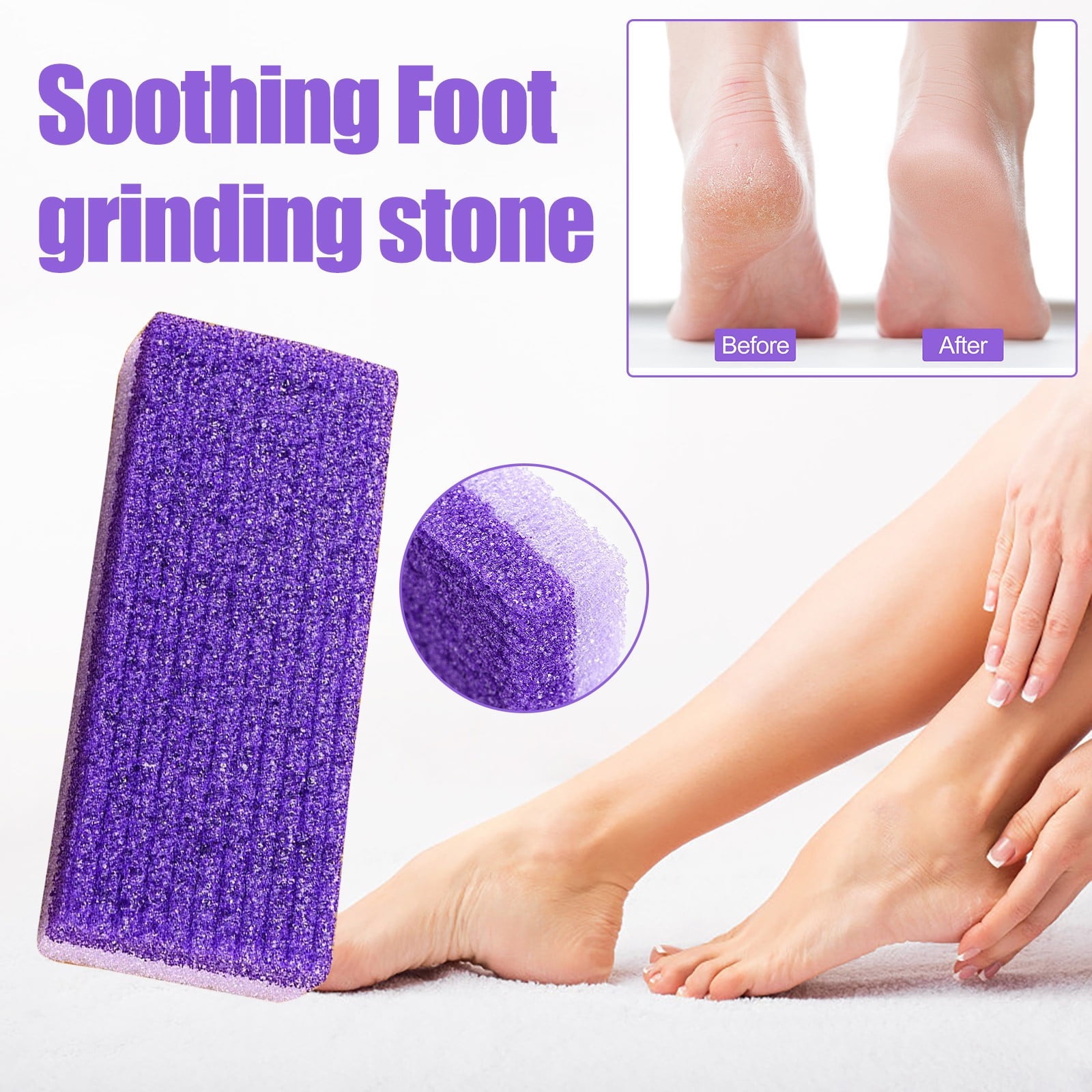 Clearance! PALIFEUR 2-Pack Foot Pumice Stone For Foot Callus Remover ...