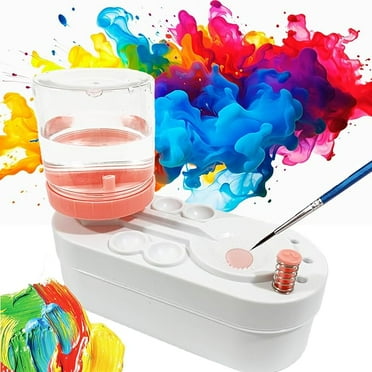 Silicone Color Shaper Brush Wide Firm Flat Paint Flexible Acrylic and ...