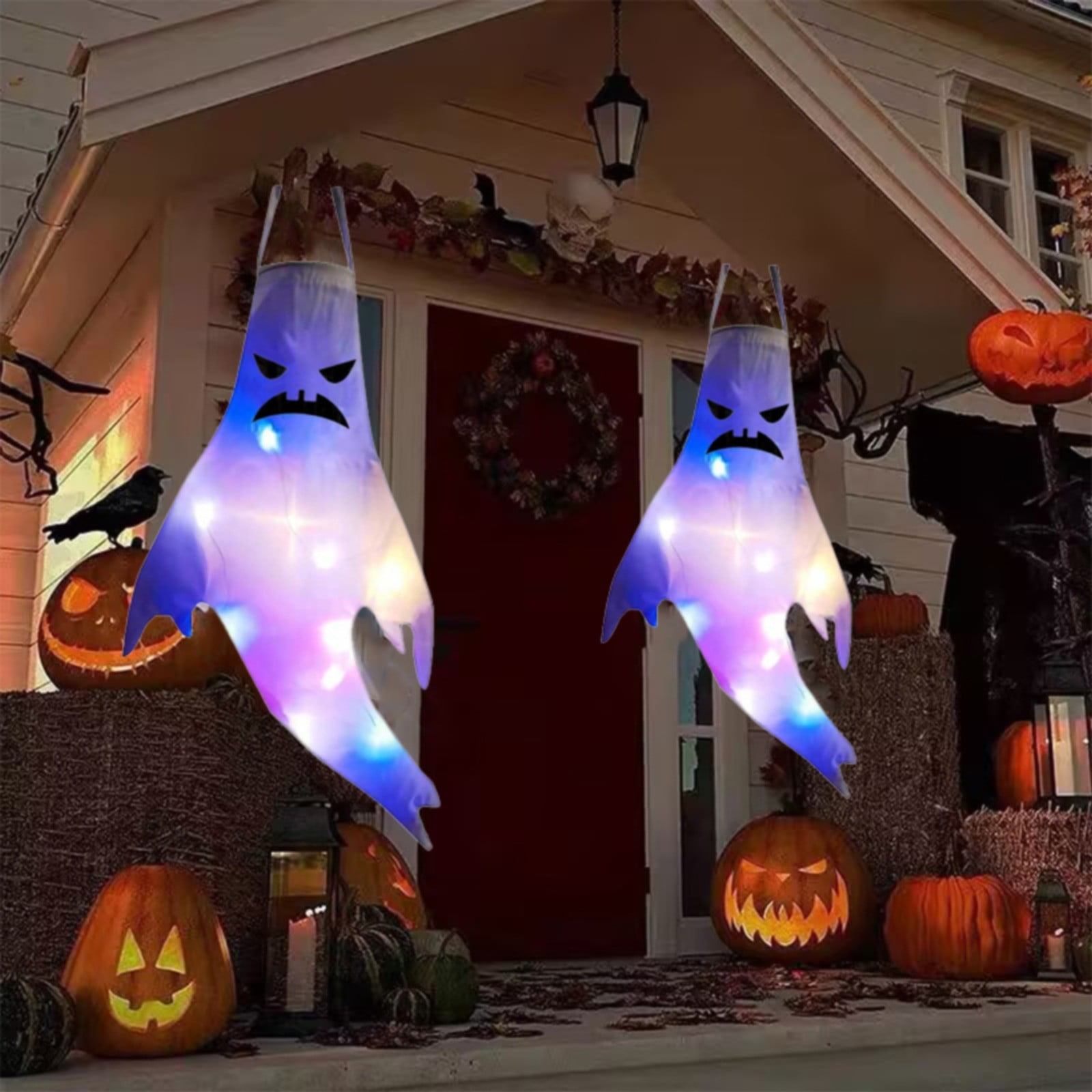 Clearance Party Light-up Decoration under $5,Windsocks Halloween ...
