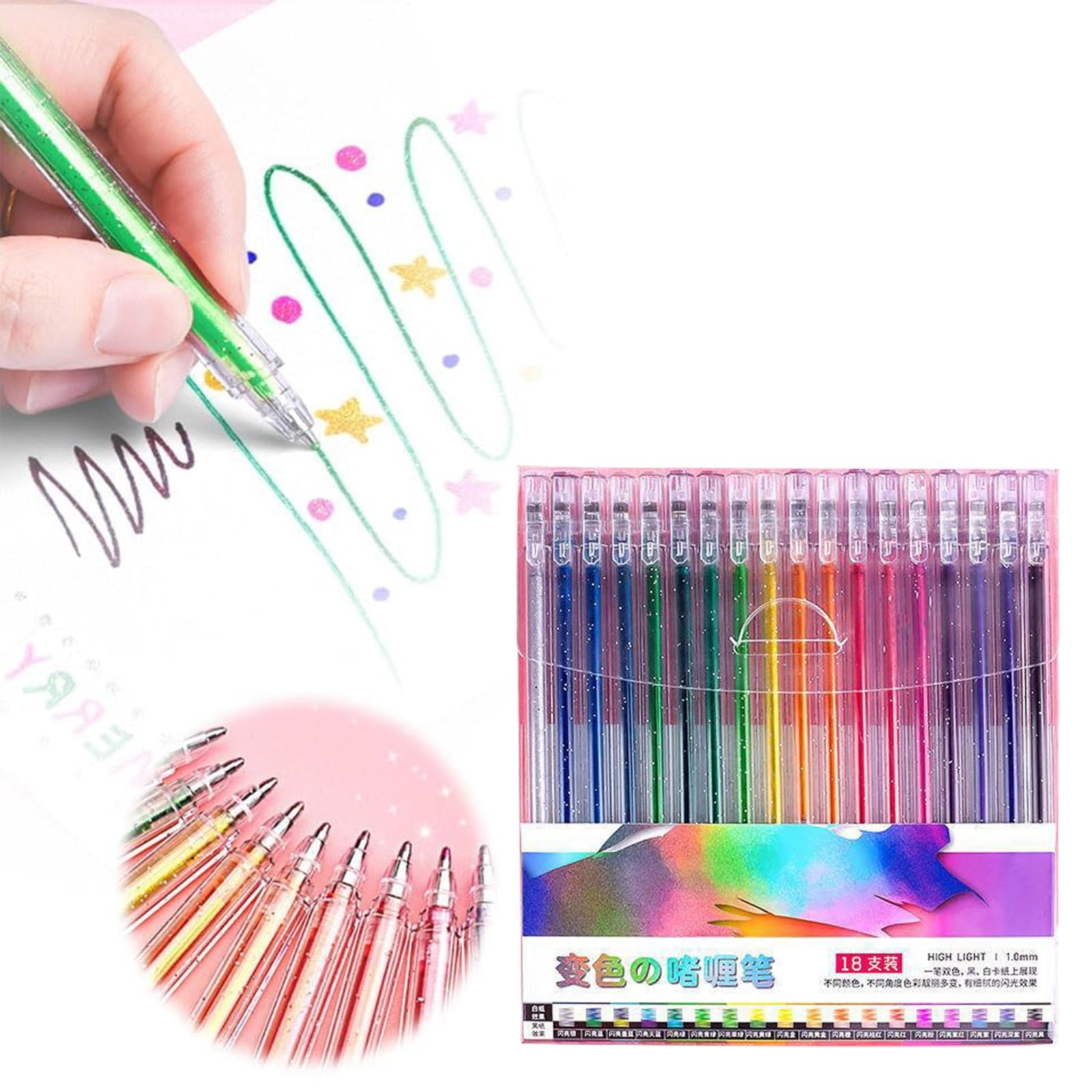 Clearance Pen under $10,Glitter Gel Pen Set 2024 New Glitter Gel Pens ...