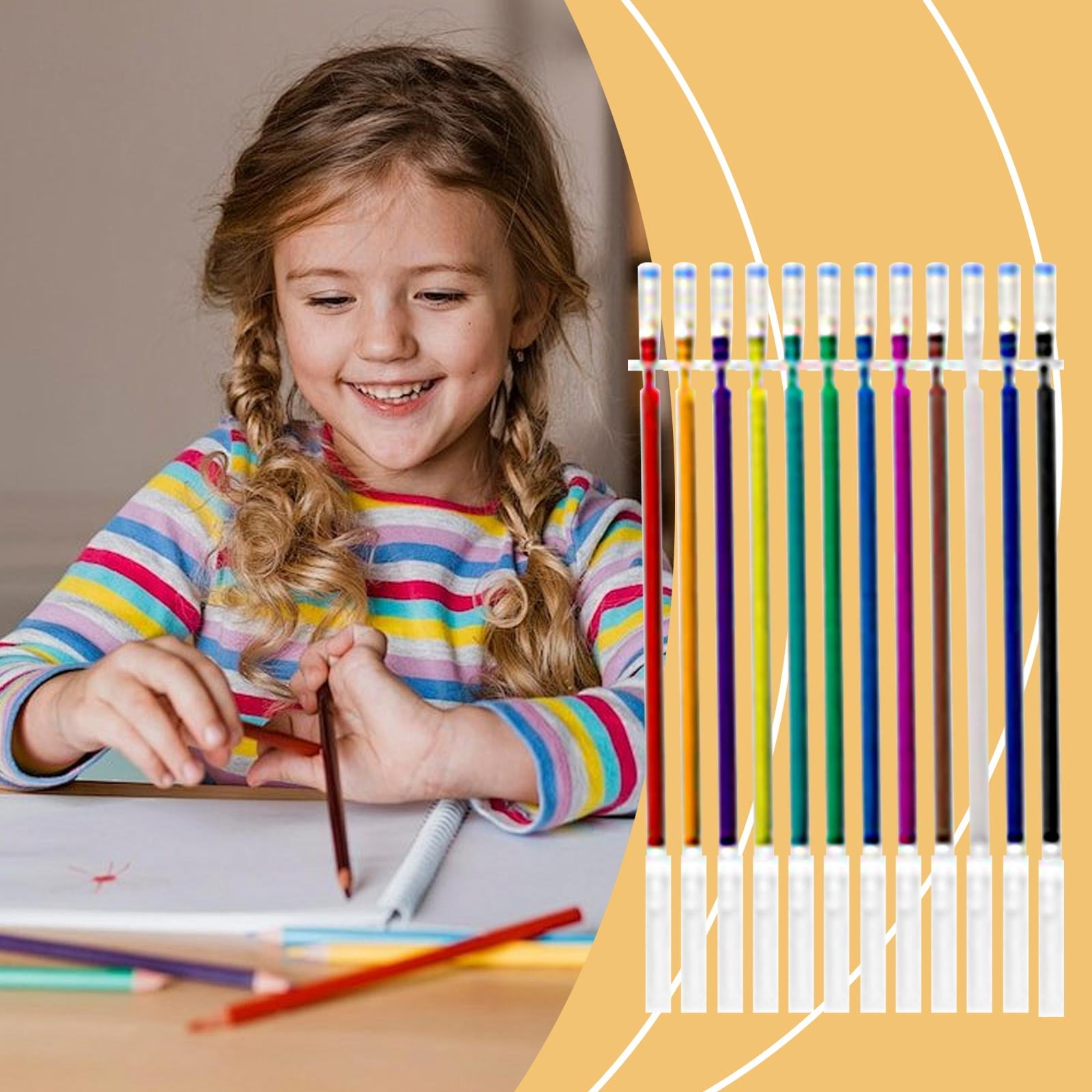 Clearance Pen under $5 Colorful Gel Pen Set 48 Piece Assortment ...