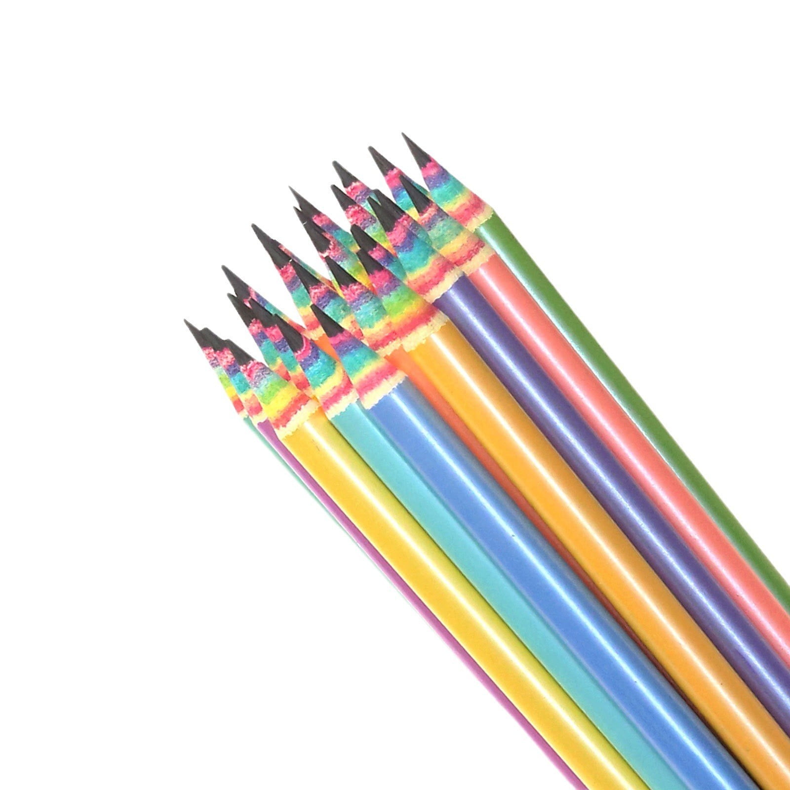 Clearance Pencil, Tyeign Wood & Plastic Rainbow Recycled Paper #2 2B ...