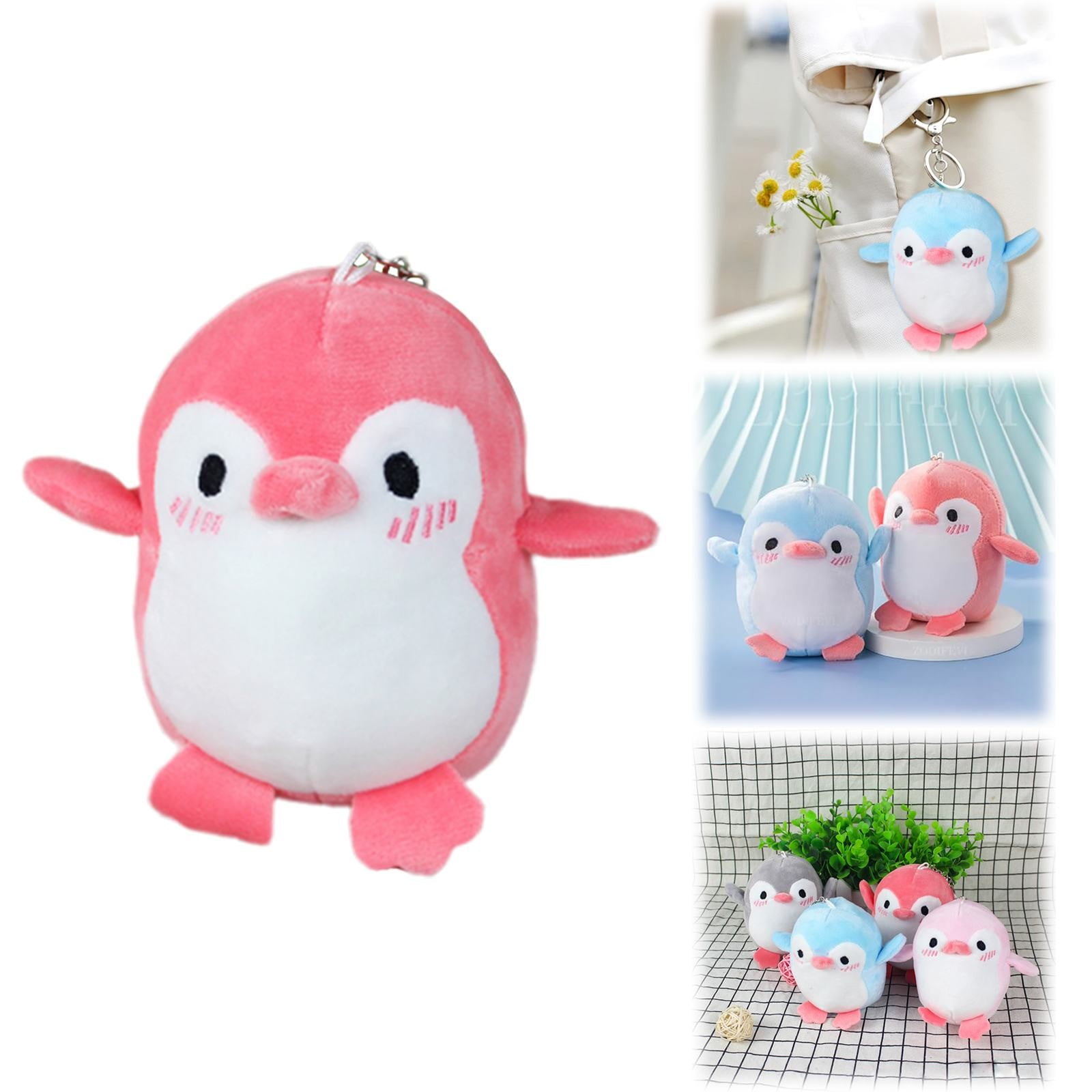 Clearance Penguin Animal Stuffed Doll Plush Toy Keychain Key Holder Bag ...