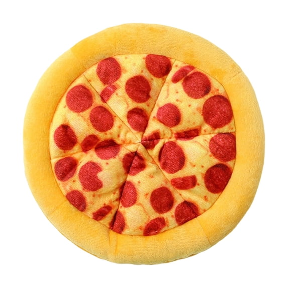 Clearance Pet Pizza Dog Toy Squeaky Plush,Pizza Dog Toy Help Pet ...