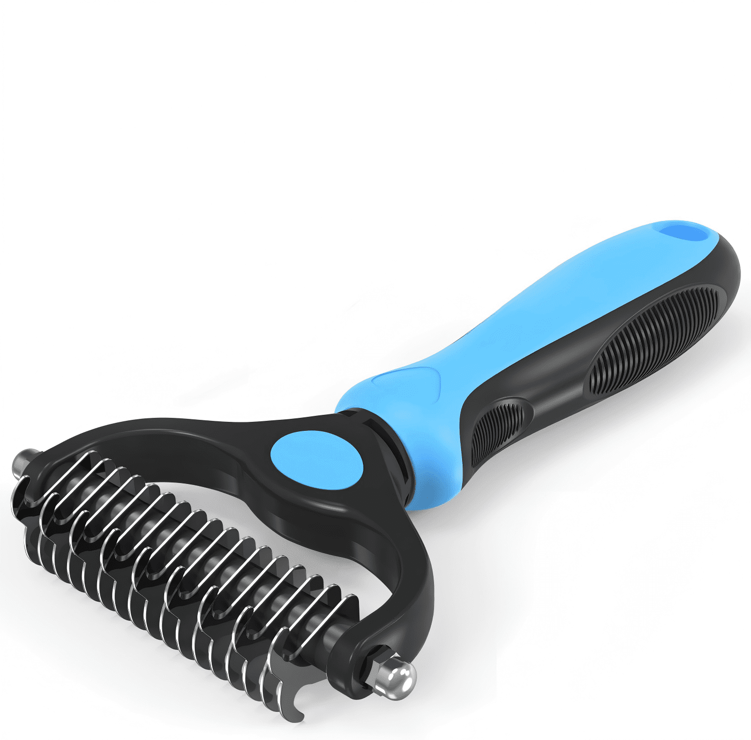 Clearance Pet Pro Grooming Tool - Blue Deshedding Brush for Detangling ...