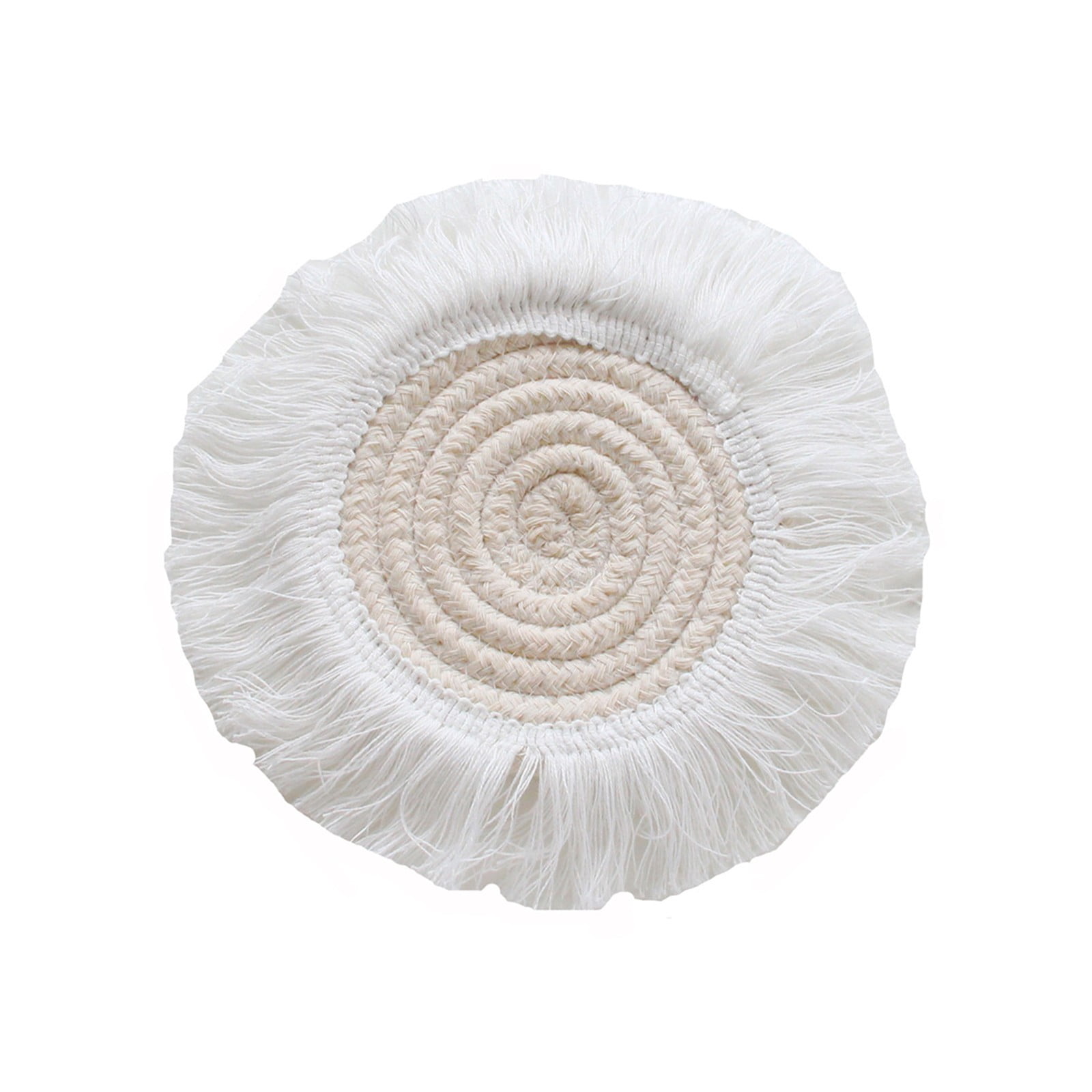 Clearance Placemat! 12cm Cotton Insulation Mat Meal Mat Woven Anti ...