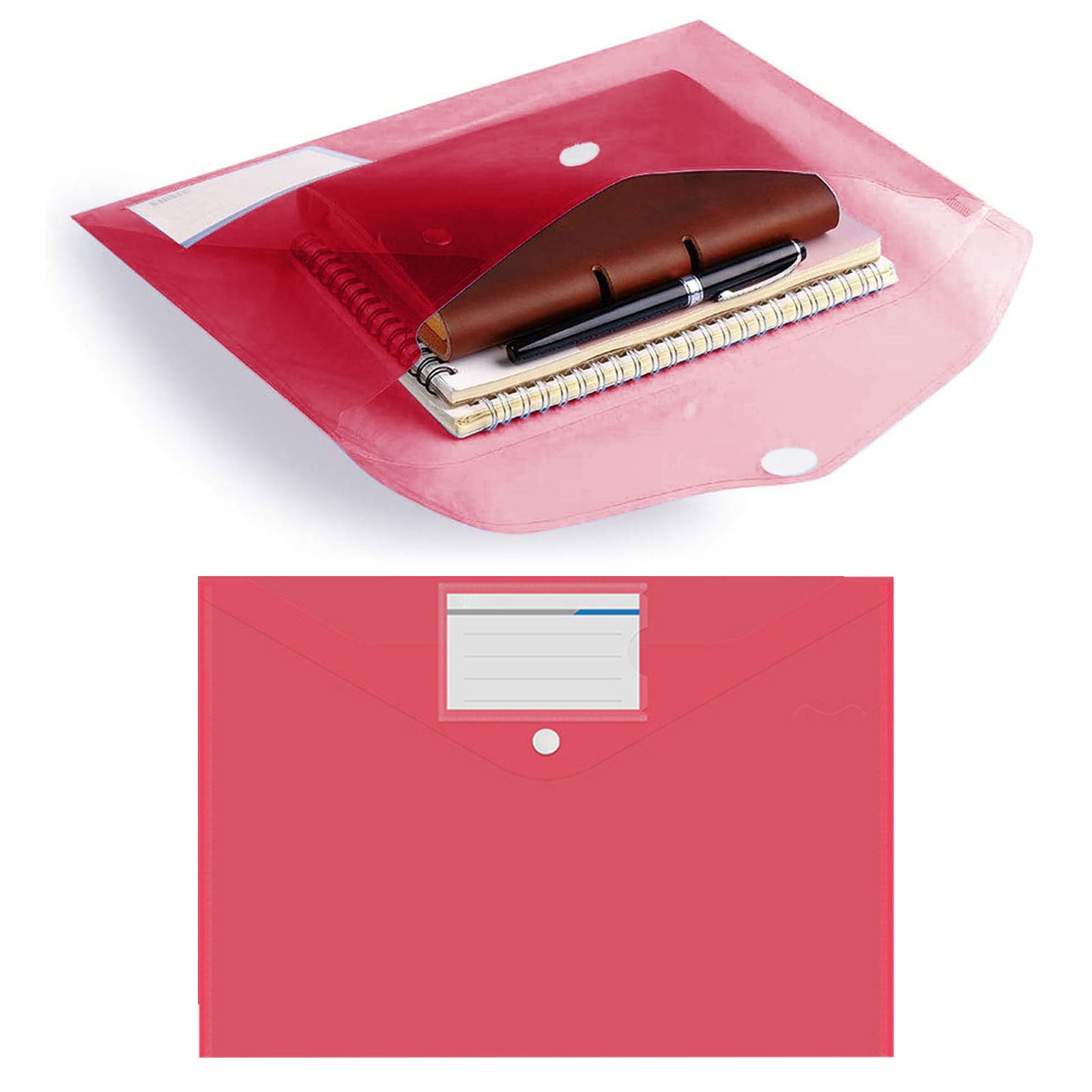 Clearance! Plastic Envelopes 10 Pack A4 Letter Size Plastic File Folder ...