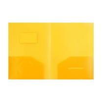 Plastic Folders with Pockets (Assorted Colors), Durable Heavy Duty File ...