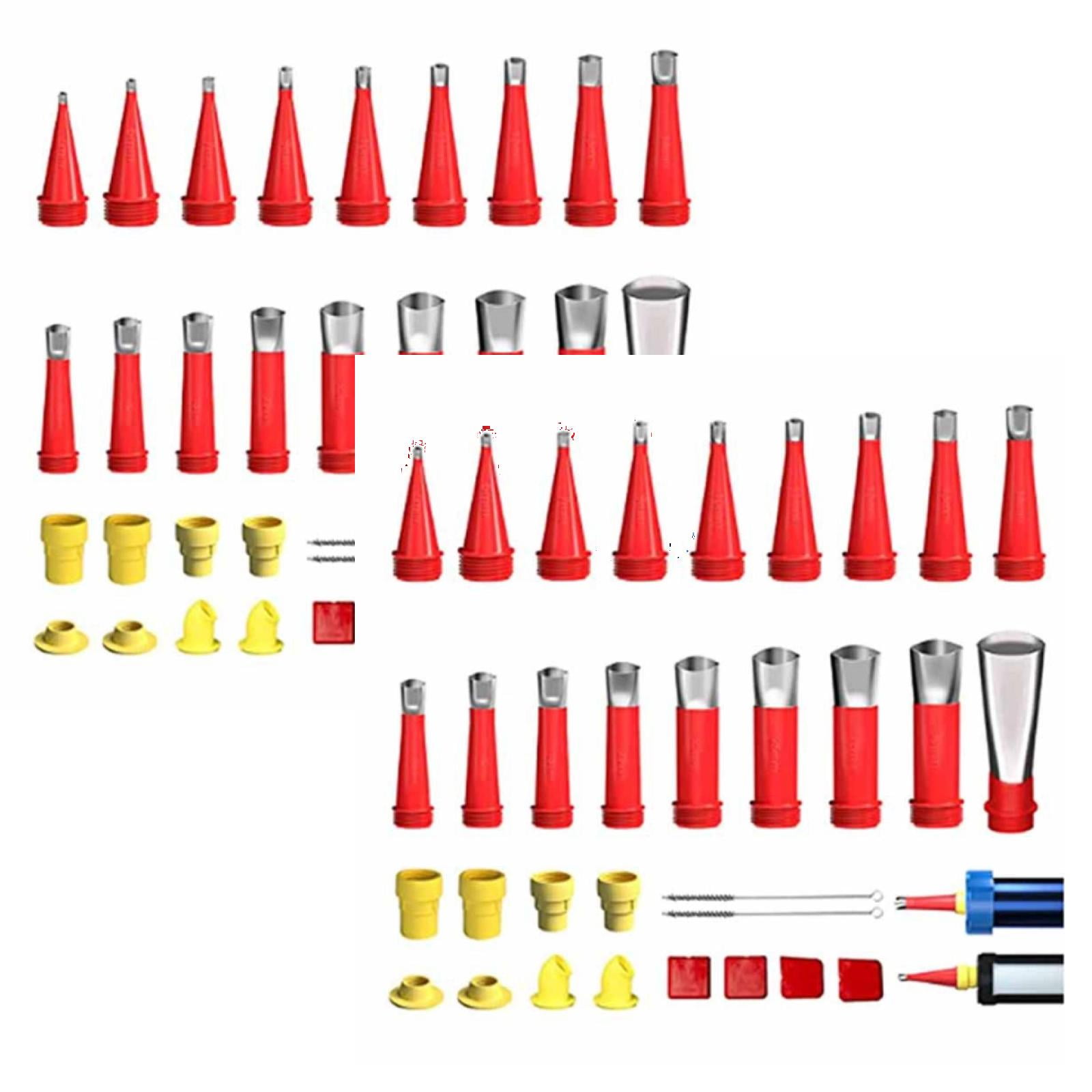 Clearance Plastic nozzle kit under $20,30 Set Of Stainless Nozzles ...