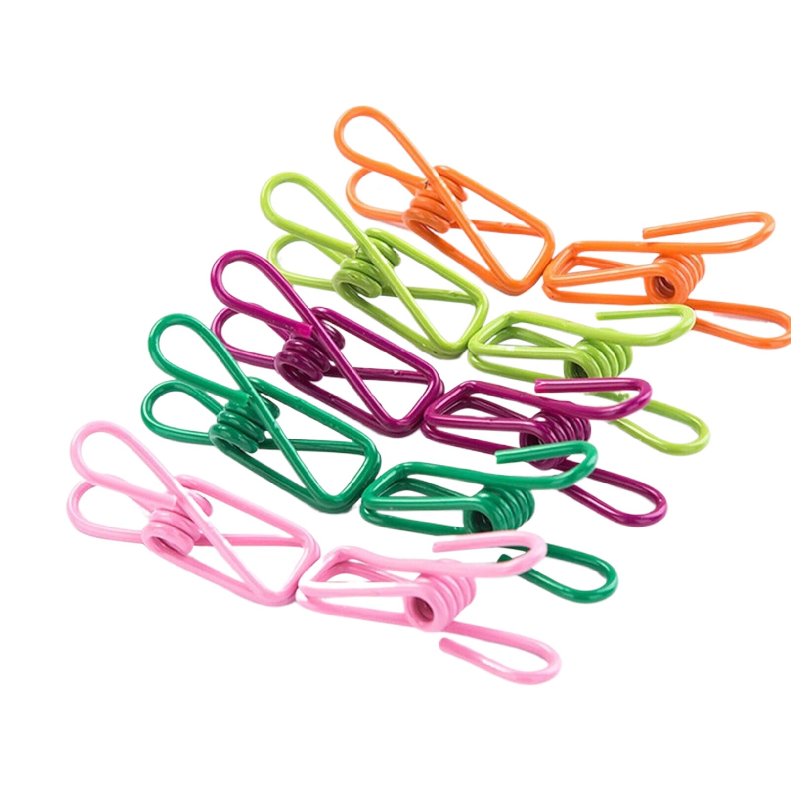 Clearance! Plertrvy 20Pcs Clothespin Colorful Small Clip Household ...