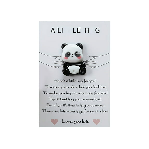 Clearance Pocket Hug Greeting Card Cute Panda Card Accessory Greeting ...