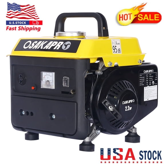 Clearance! Portable Generator for Home & Camping, Low Noise, Gas ...