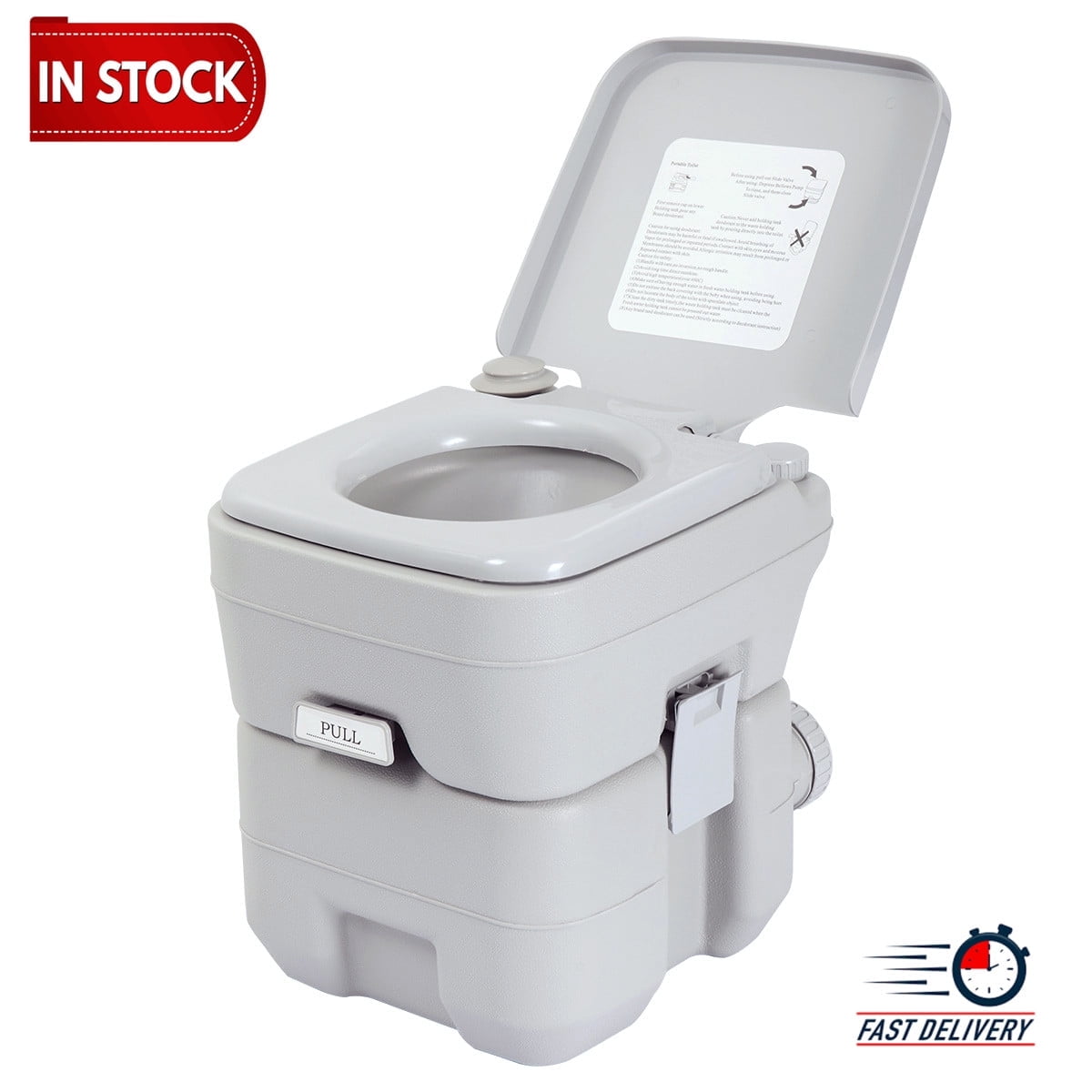 Portable Toilet – Compact Indoor & Outdoor Commode w/Travel Bag for ...