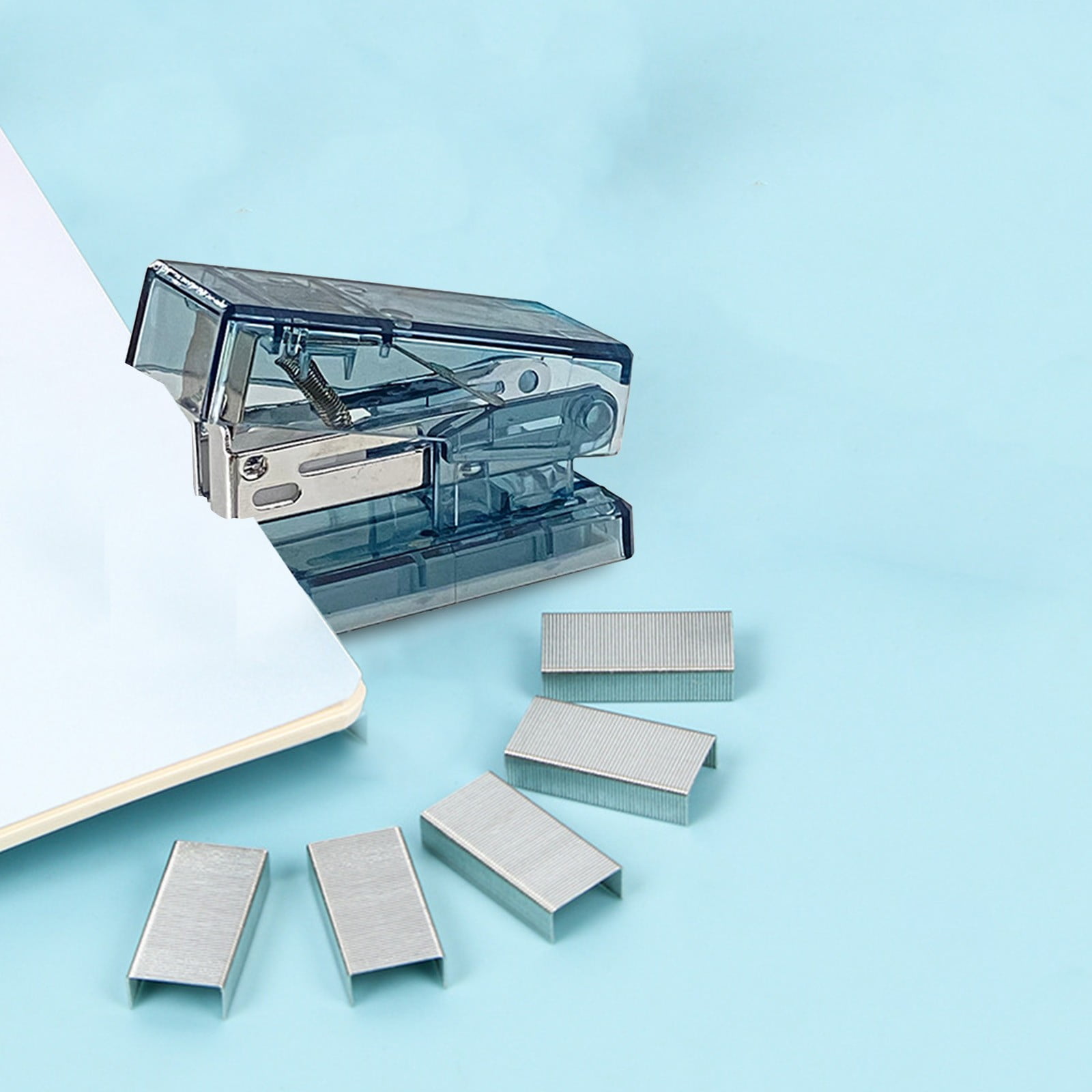 Clearance Portable Transparent Mini Stapler For Students And Office Use ...