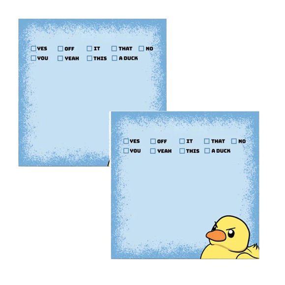 Funny Post-It Notes and Office Supplies for a Playful Workspace
