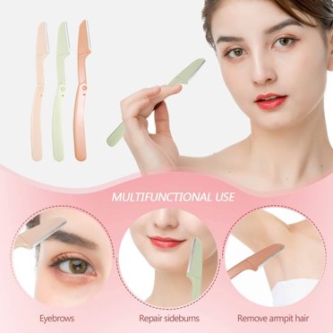 Face Razors for Women x10 Dermaplaning Blades for Face, Eyebrows, Legs ...