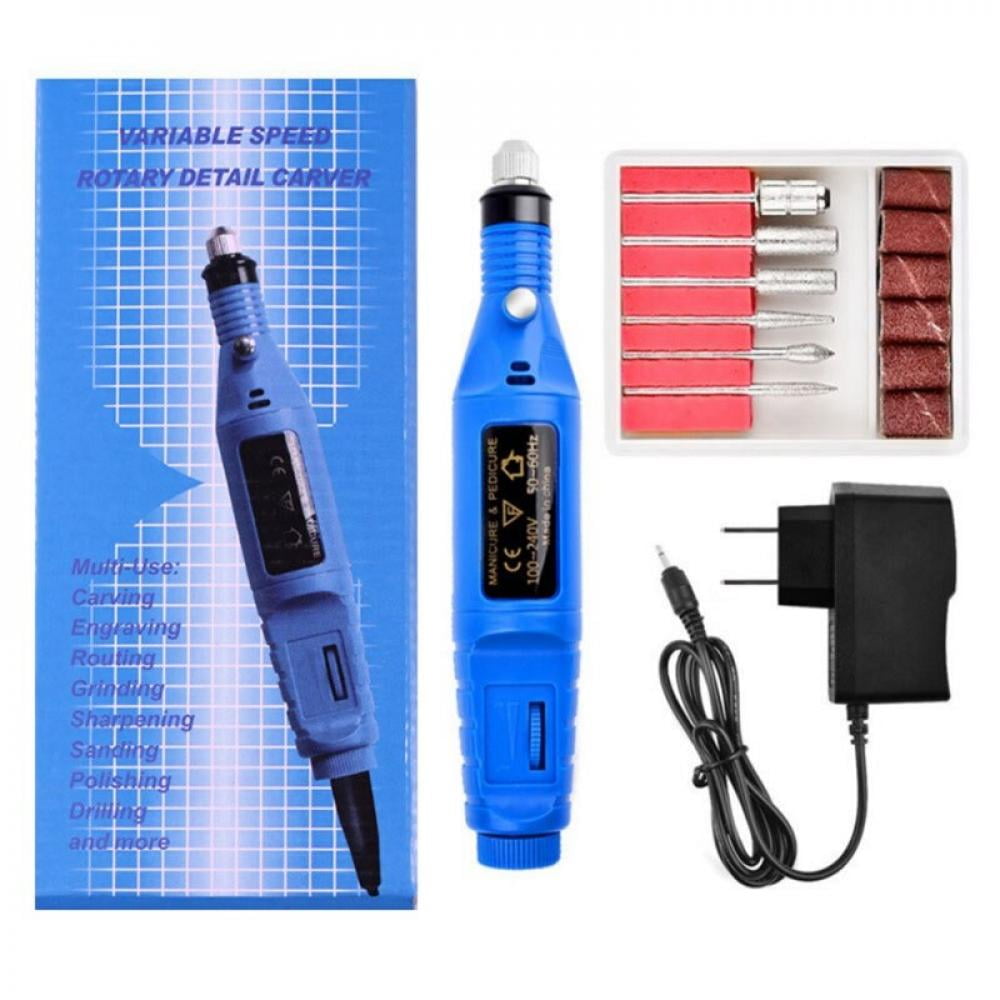 Clearance！ Professional Electric Nail Art Drill Bits Portable Nail ...
