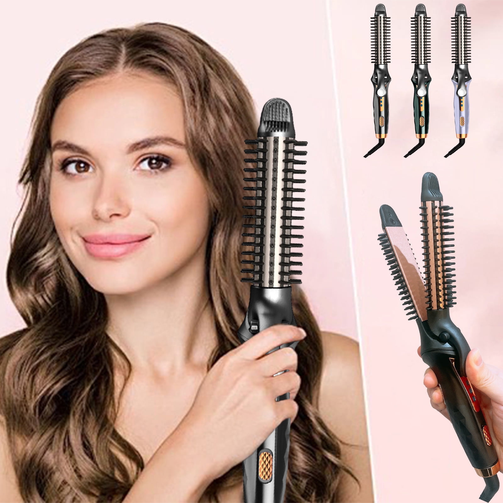 Clearance & Promo, 2-in-1 Curling Iron CombElectric Hair Styler for ...