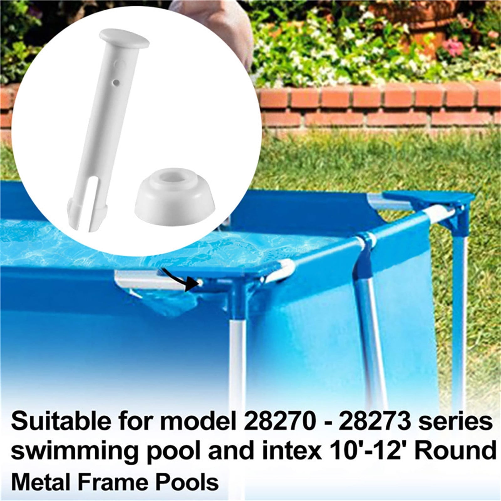 Angeler Pool Joint Pins, Rubber Seals, 30 Pcs Set, Durable Plastic and ...