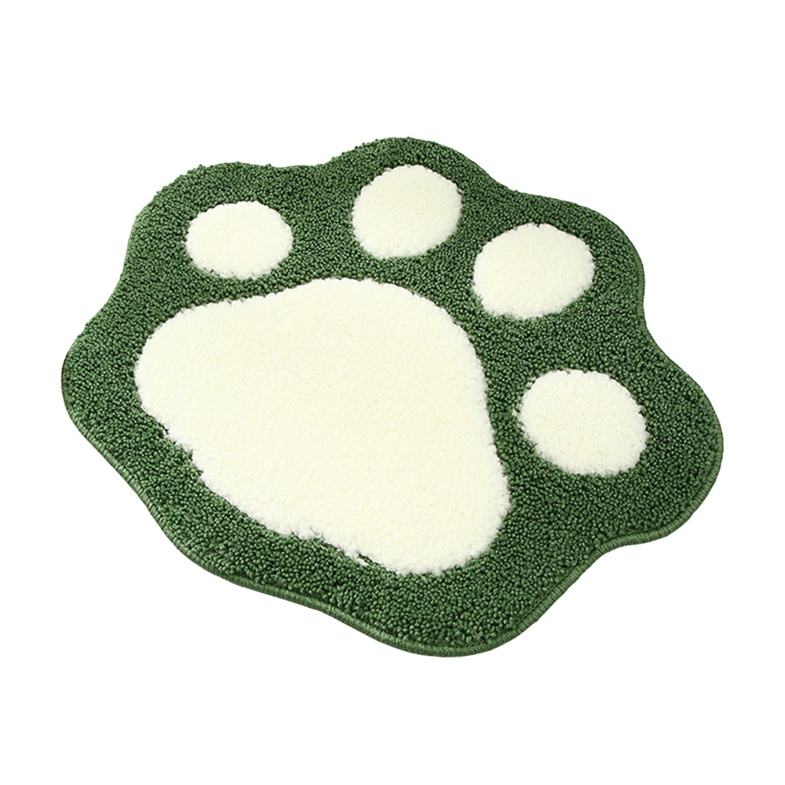 Clearance & Promo, Dog Paw Shaped Bathroom Mat, Absorbent Foot Mat, Non ...