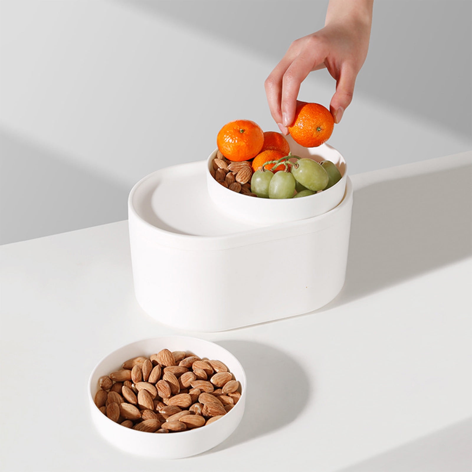 Clearance & Promo, Double Desk Wastebasket, Mini Plastic Storage Bin ...