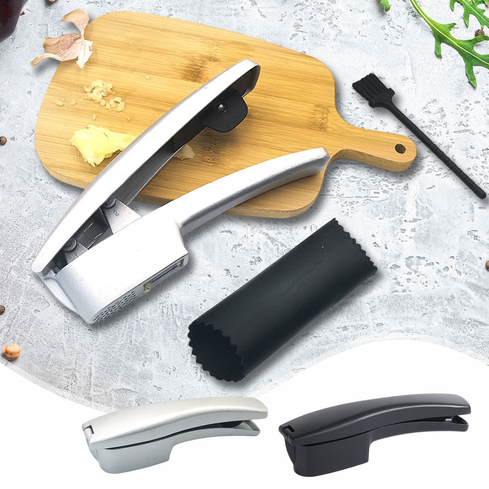 Clearance & Promo, Garlic Press Grinder, Green Garlic Crusher ...