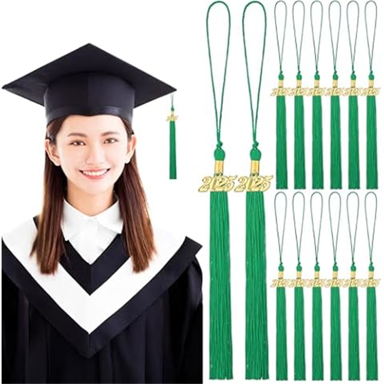 Promo,Graduation Hat Tassel,2025 University Doctoral and Bachelor’s Cap ...