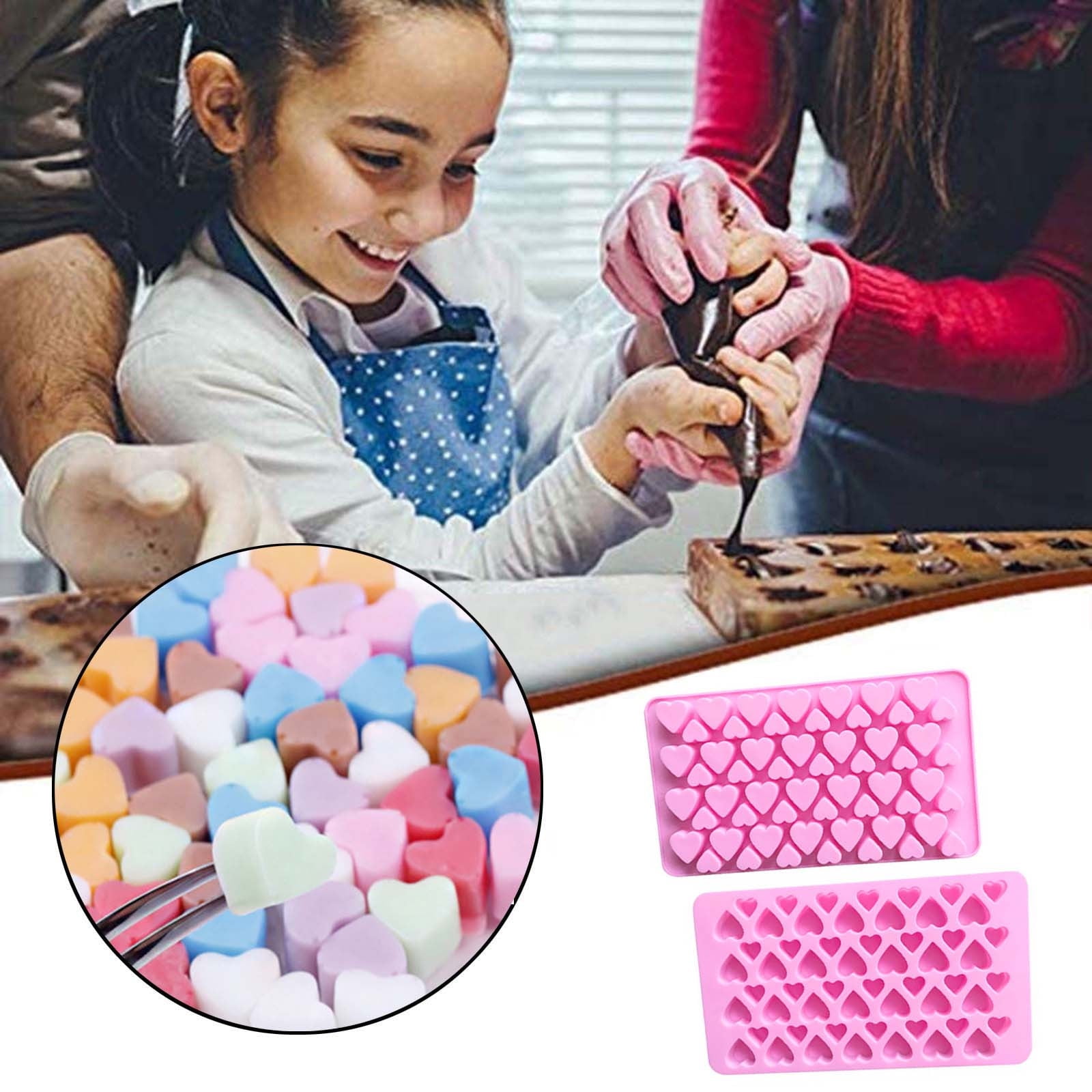 Promo,Love Cake Chocolate Molds – Non-Stick,Food-Grade Silicone Molds ...