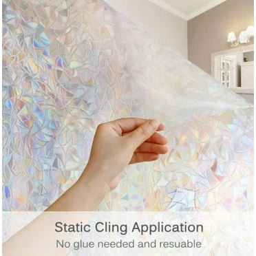 Frosted Glass Adhesive Sticker Electrostatic Window Film Bathroom ...