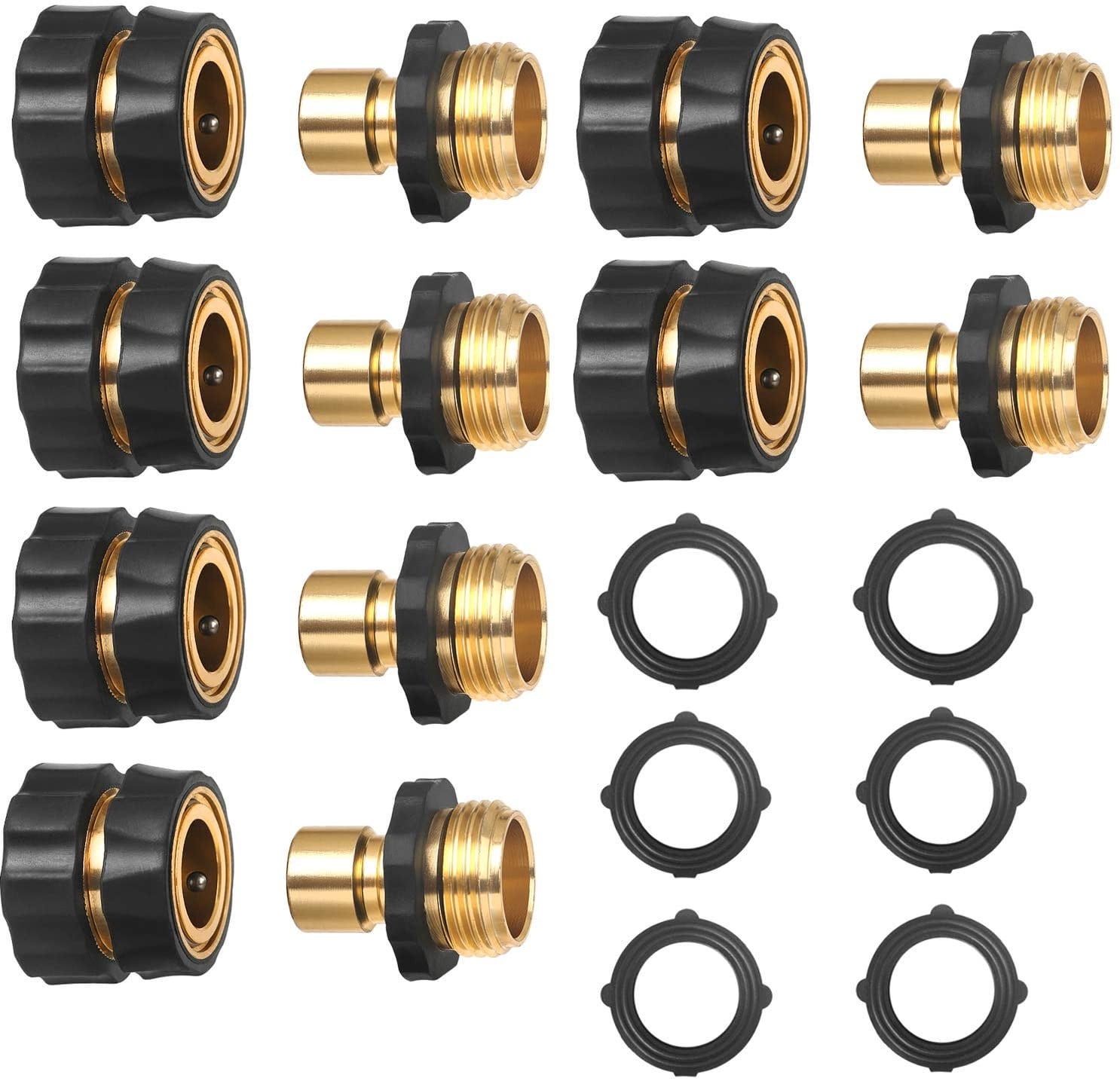 Clearance & Promo! SLMOTUAE 3/4 Inch Garden Aluminum Hose Fitting Quick ...