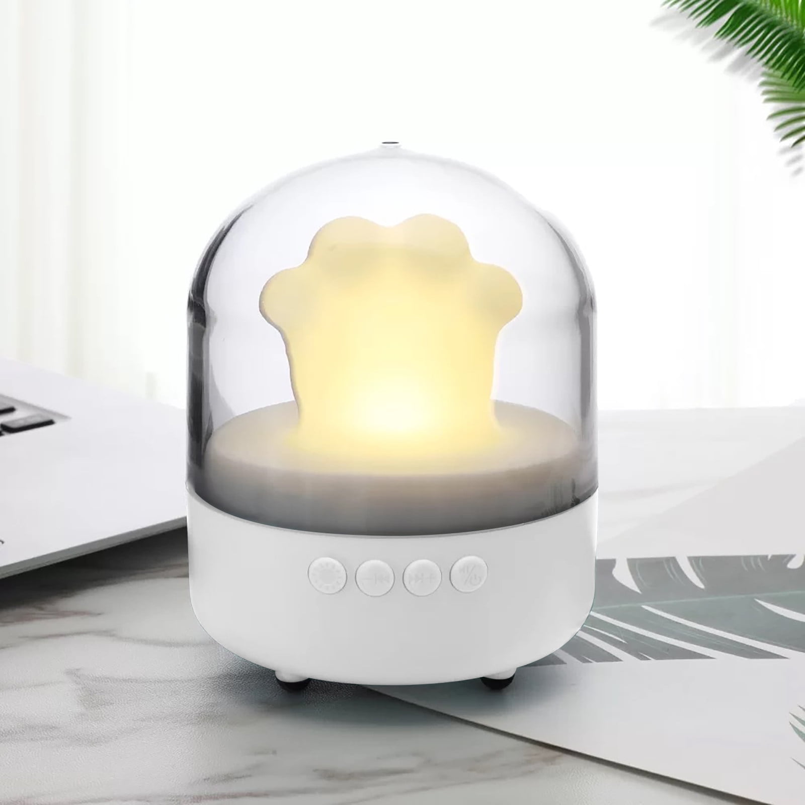 Clearance & Promo! SLMOTUAE Paw Lamp, Bluetooth Audio Speaker Night ...