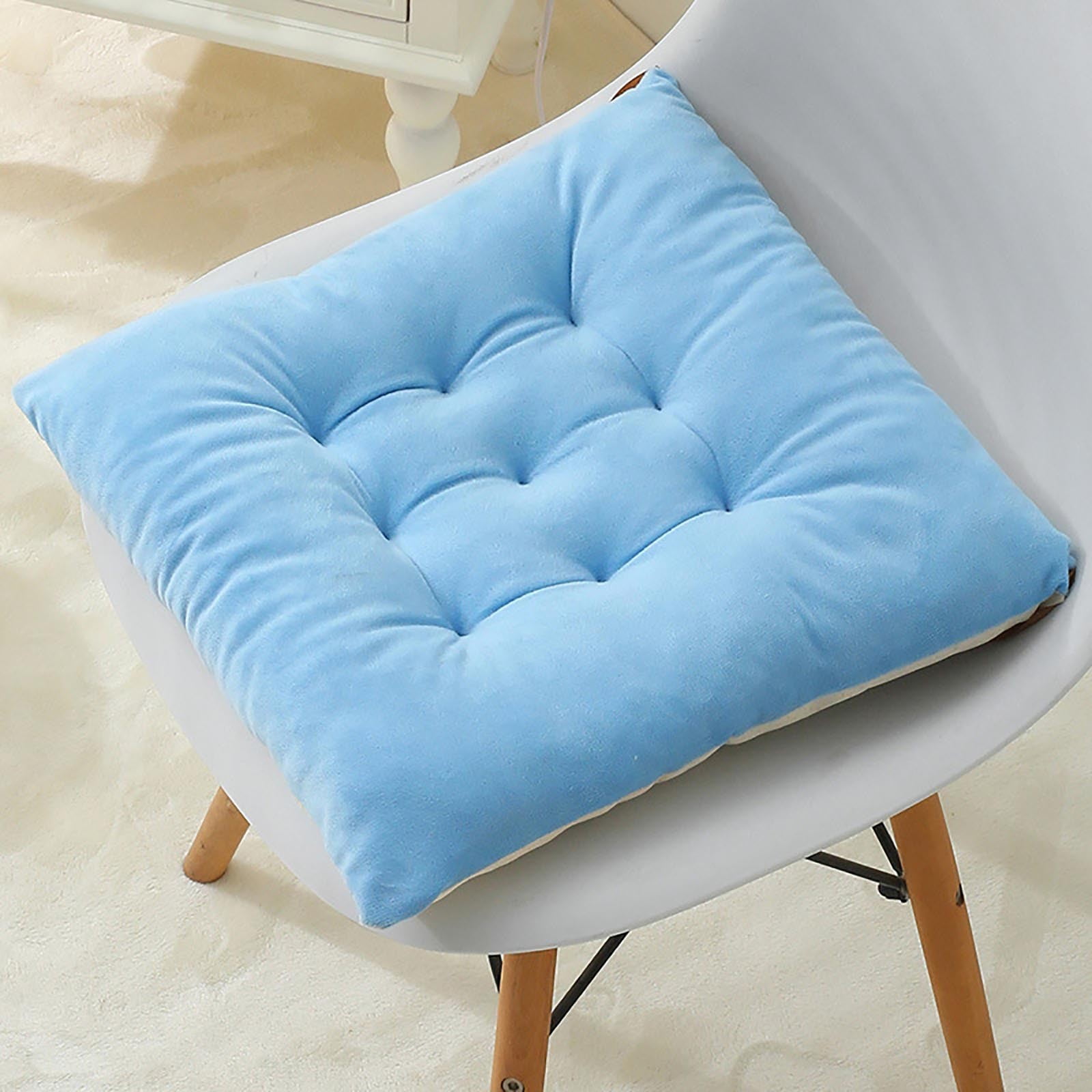 Clearance & Promo, Seat Cushion Thick Short Plush - Comfortable Chair ...