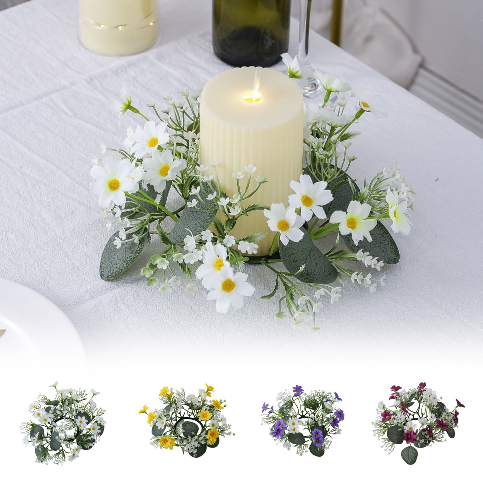 Clearance & Promo, Simulated Candle Wreath, Wedding Decoration Supplies ...