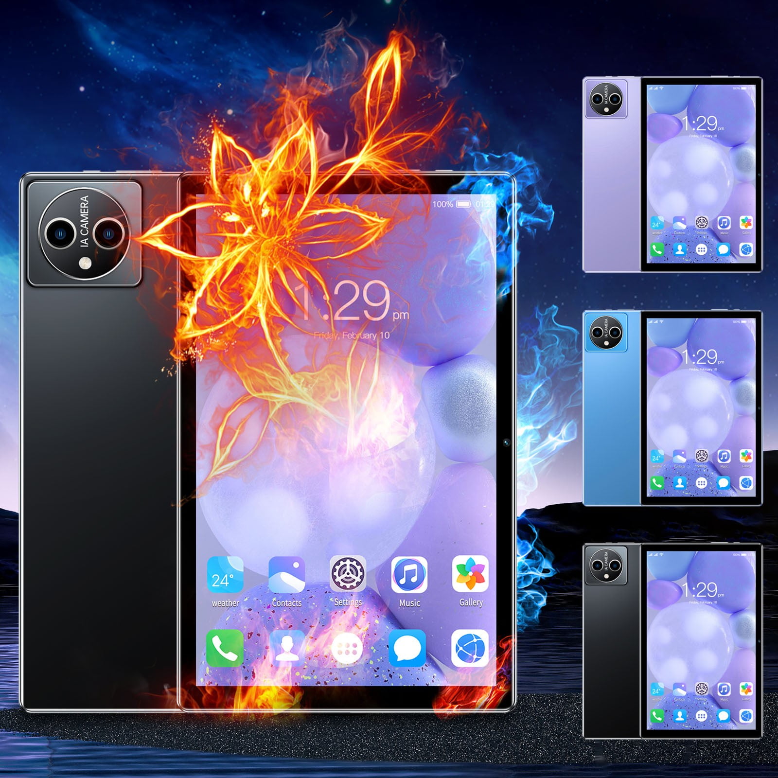 Clearance & Promo, Smart Tablet 10.1 Inch, Octa-Core, 4G + 64GB Storage ...